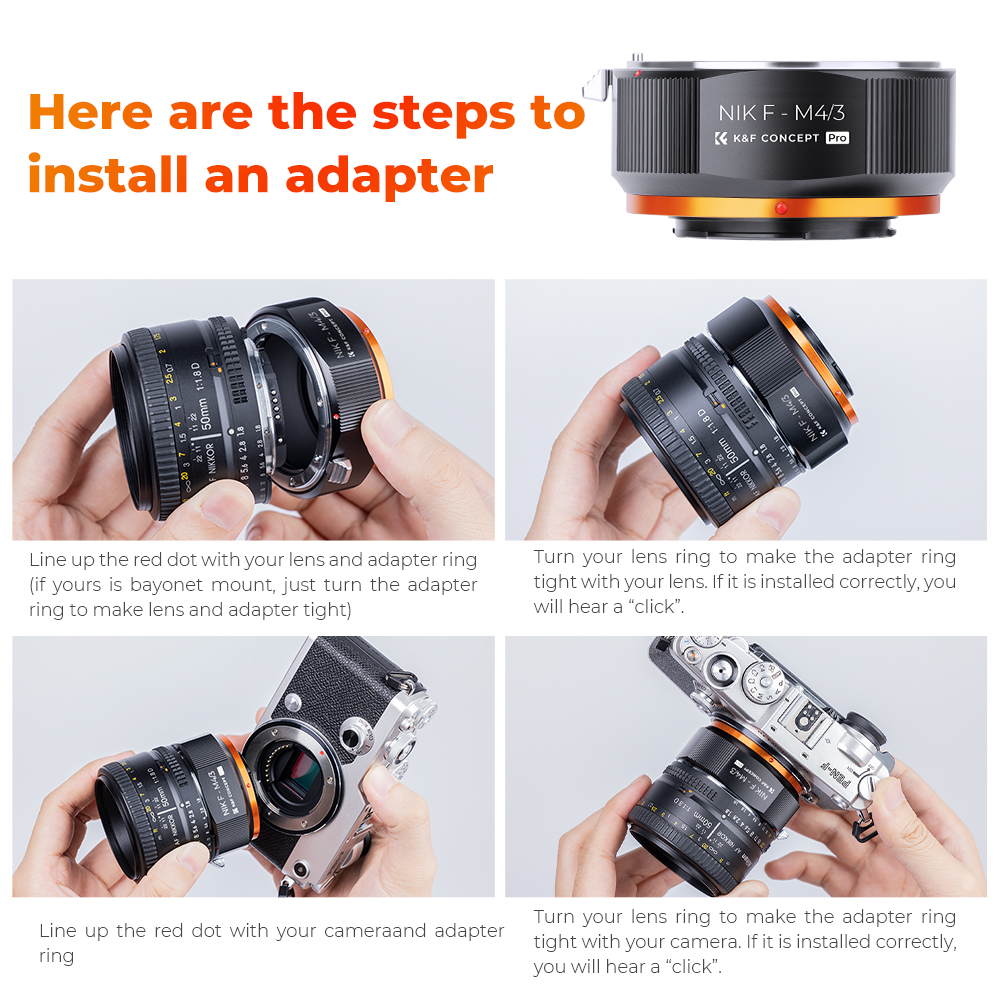 How To Attach A Camera Lens?